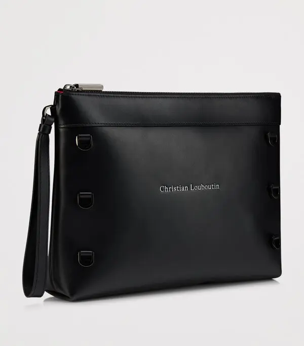 CHRISTIAN LOUBOUTIN Kosmica Soft Leather Pouch
