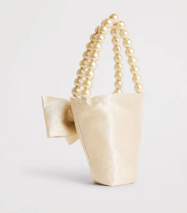 MAMA LUMA Bow-detail Bucket Bag