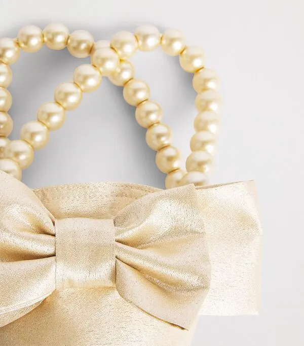 MAMA LUMA Bow-detail Bucket Bag