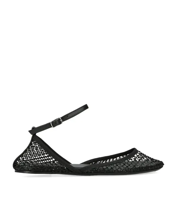 Christopher Esber Mesh Minette Ballet Flats