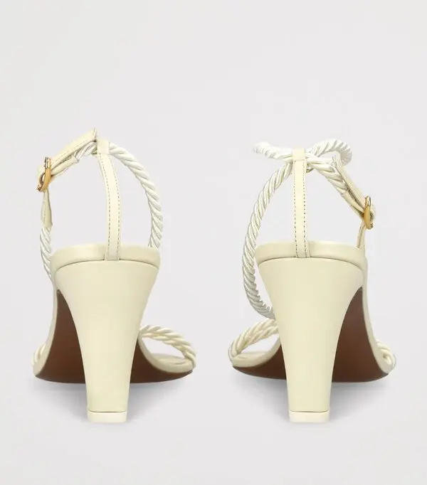 NEOUS Leather And Rope Garnet Heeled Sandals