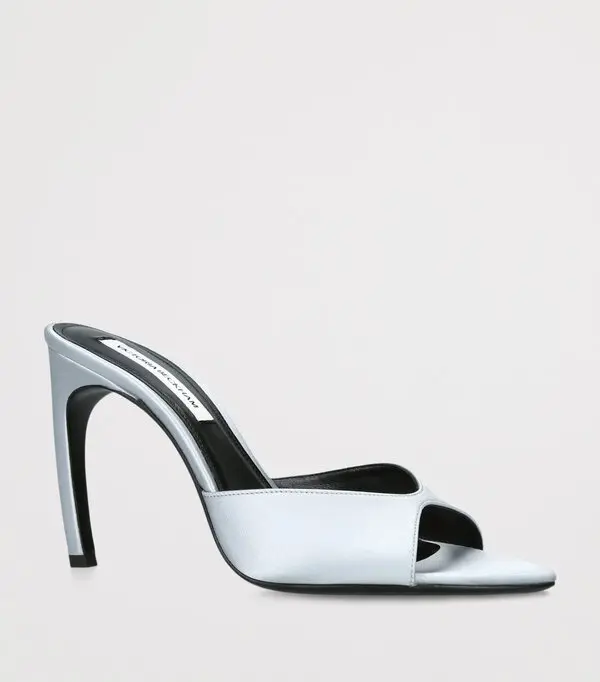 Victoria Beckham Satin Harlow Heeled Mules 100