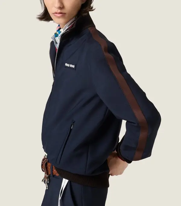Miu Miu Mohair-virgin Wool Blouson Jacket