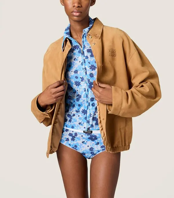 Miu Miu Floral Print Bikini Briefs
