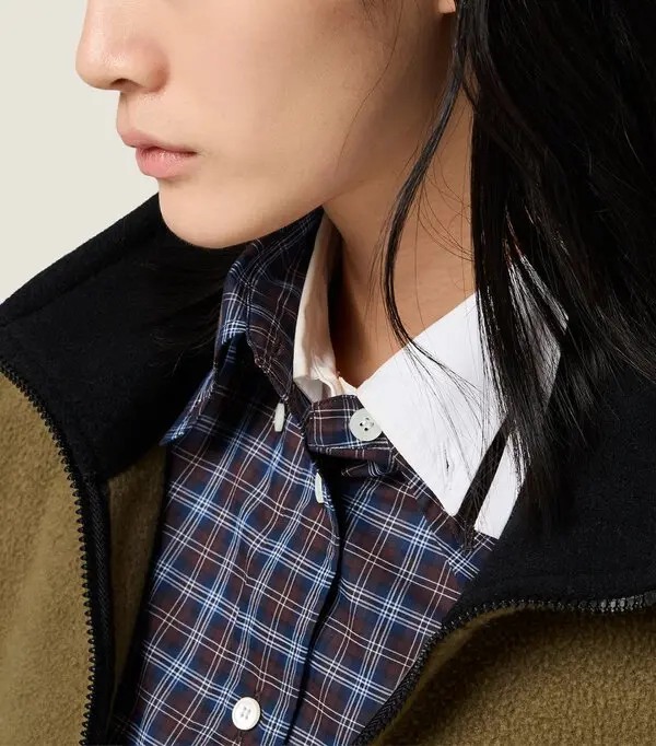 Miu Miu Fleece Zip-up Jacket