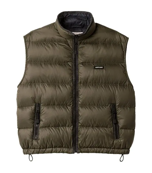 Miu Miu Light Ponge Padded Vest
