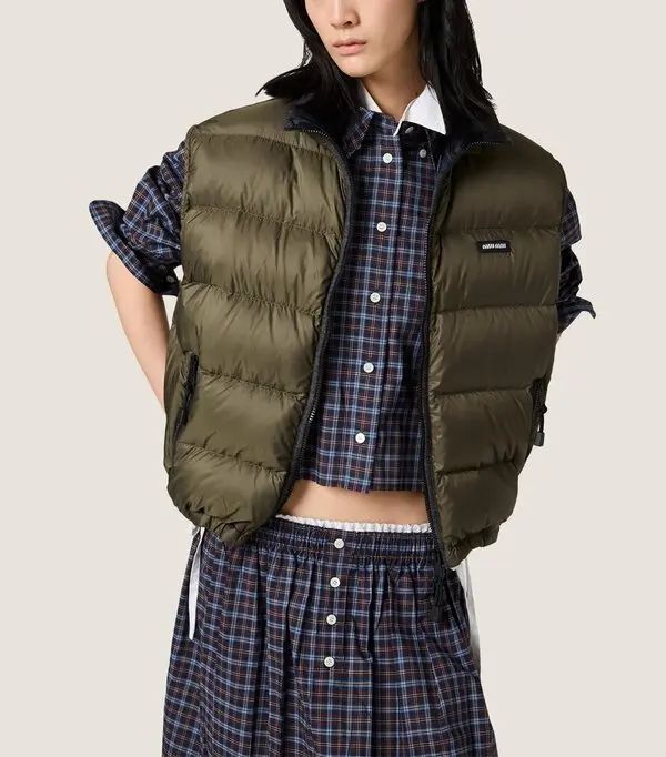 Miu Miu Light Ponge Padded Vest