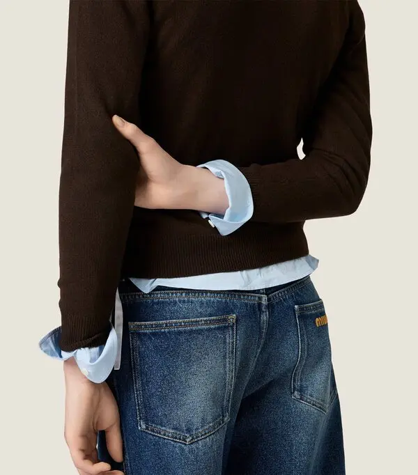 Miu Miu Cashmere Collared Cardigan