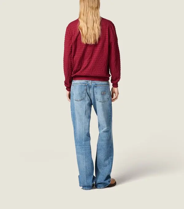 Miu Miu Mid-wash Denim Jeans