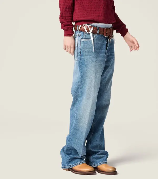 Miu Miu Mid-wash Denim Jeans