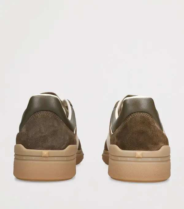 Valentino Garavani Suede Upvillage Low-top Sneakers - Brown