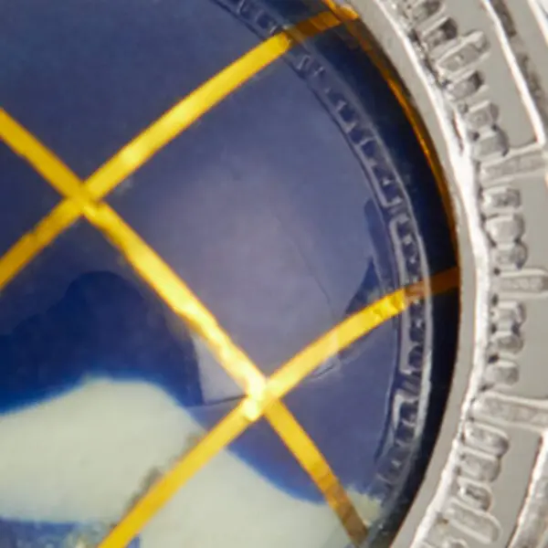 Tateossian Sterling And Lapis Lazuli Globe Cufflinks