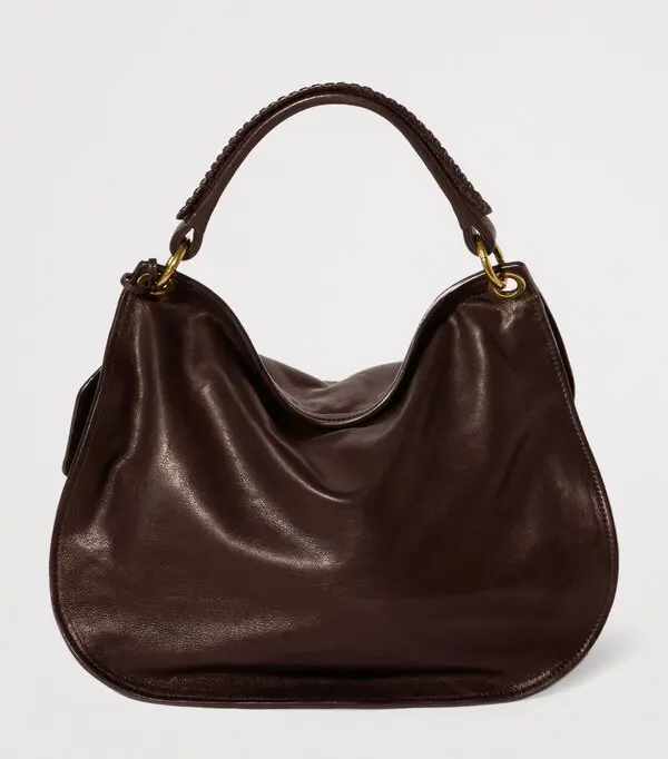 Miu Miu Leather Rendez-vous Shoulder Bag - Brown