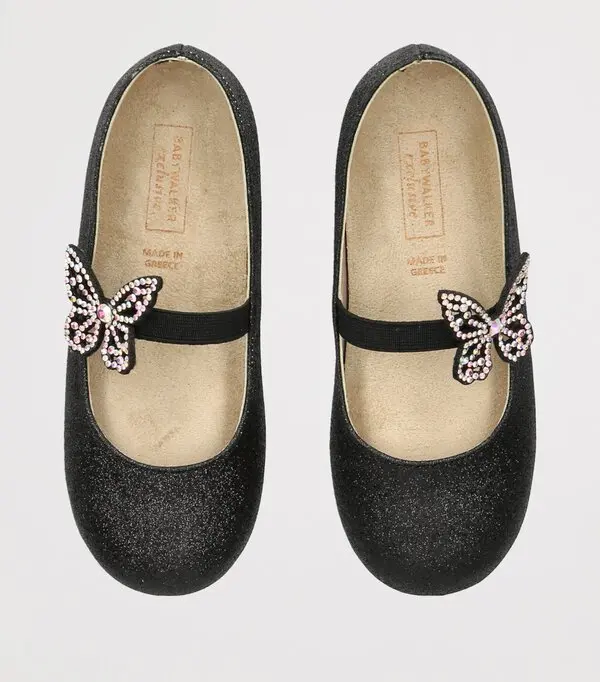 BABYWALKER Sparkle Butterfly Ballet Flats