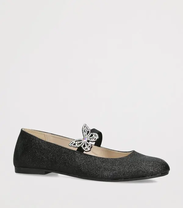 BABYWALKER Sparkle Butterfly Ballet Flats