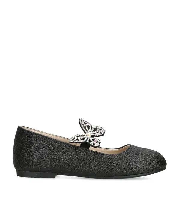 BABYWALKER Sparkle Butterfly Ballet Flats