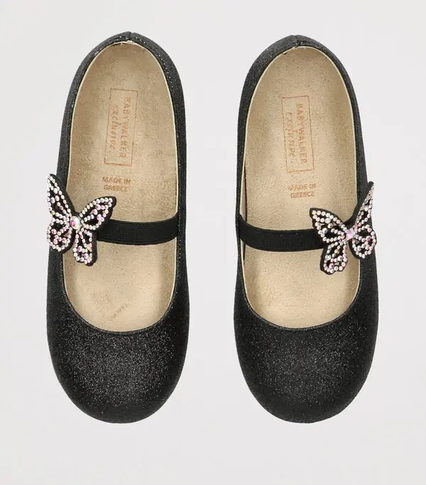 BABYWALKER Sparkle Butterfly Ballet Flats