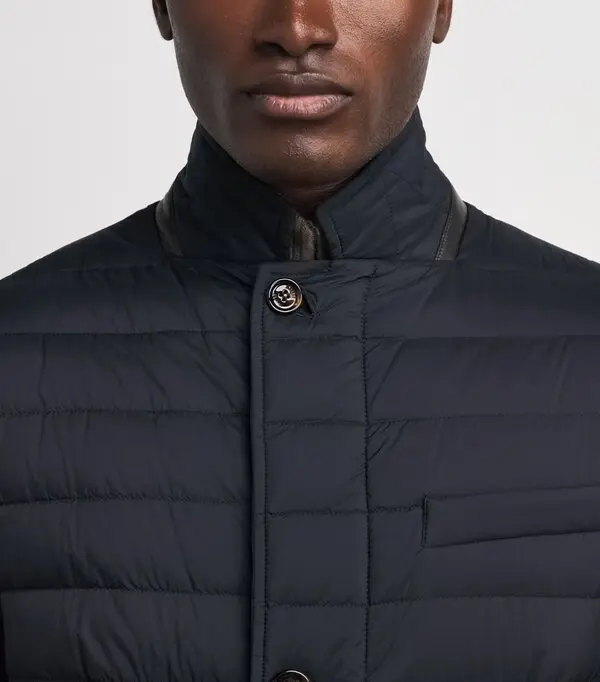 MOORER Quilted Down Jacket
