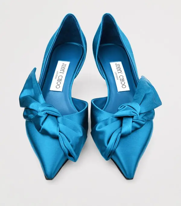 JIMMY CHOO Issy 50 Satin Pumps