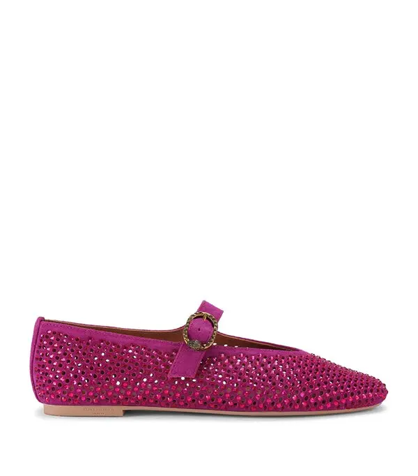Kurt Geiger Suede Mayfair Ballet Flats
