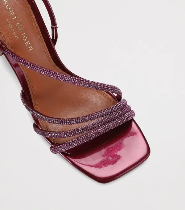 Kurt Geiger Embellished Leather Heeled Sandals
