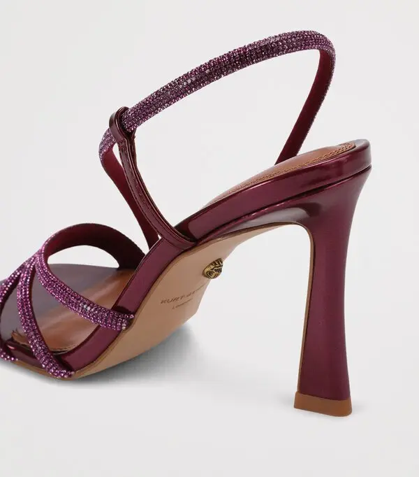 Kurt Geiger Embellished Leather Heeled Sandals