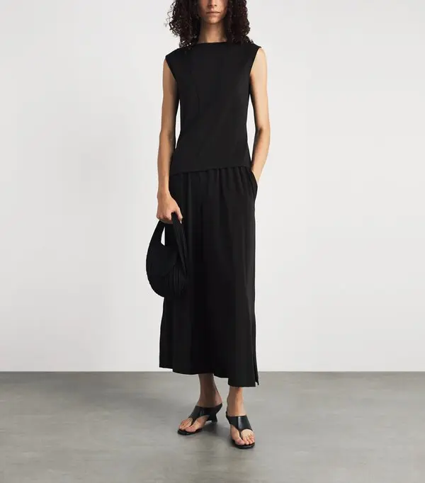 Issey Miyake Drape Jersey Sleeveless Blouse