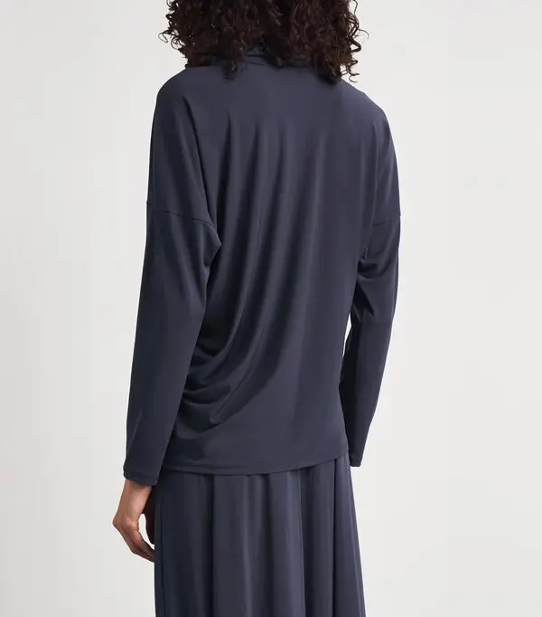 Issey Miyake Drape Jersey Top