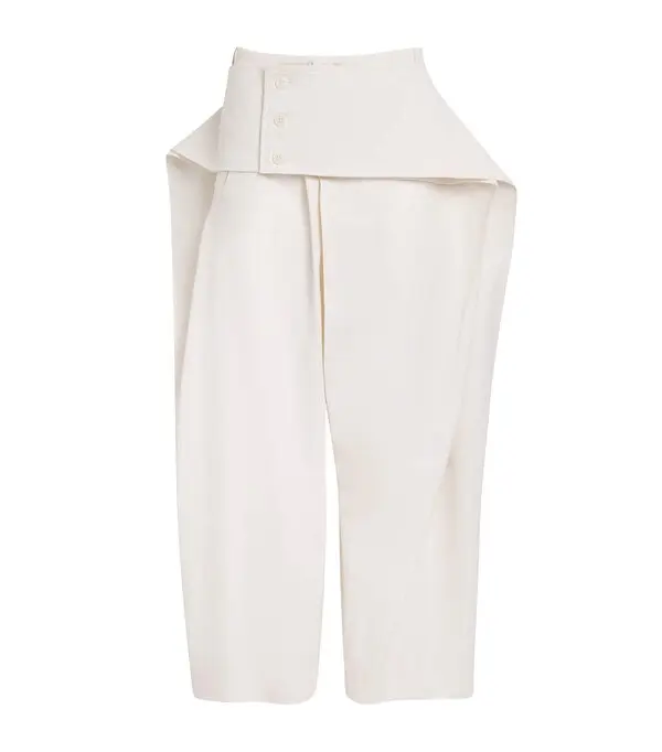 Issey Miyake Grainy Pants Tailored Trousers - Neutral