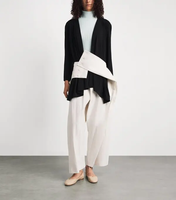 Issey Miyake Grainy Pants Tailored Trousers
