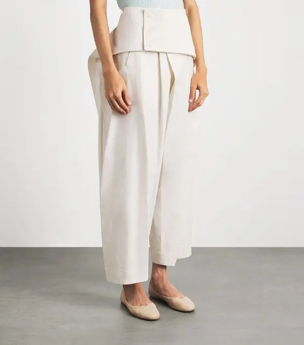 Issey Miyake Grainy Pants Tailored Trousers