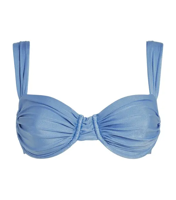 Faithfull The Brand Sol Bikini Top - Blue