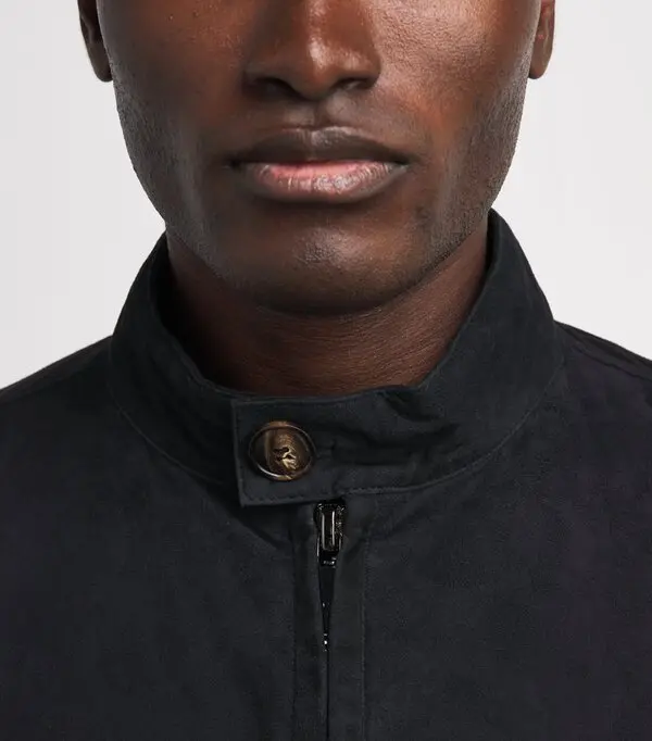 Pal Zileri Suede Bomber Jacket