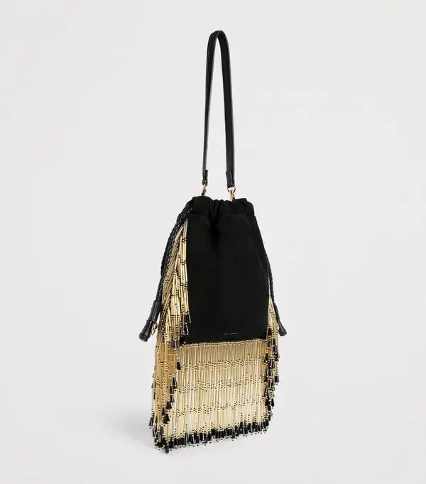 Etro Suede Fringe Kalispera Shoulder Bag