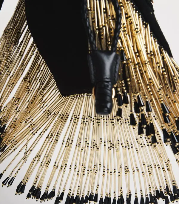 Etro Suede Fringe Kalispera Shoulder Bag