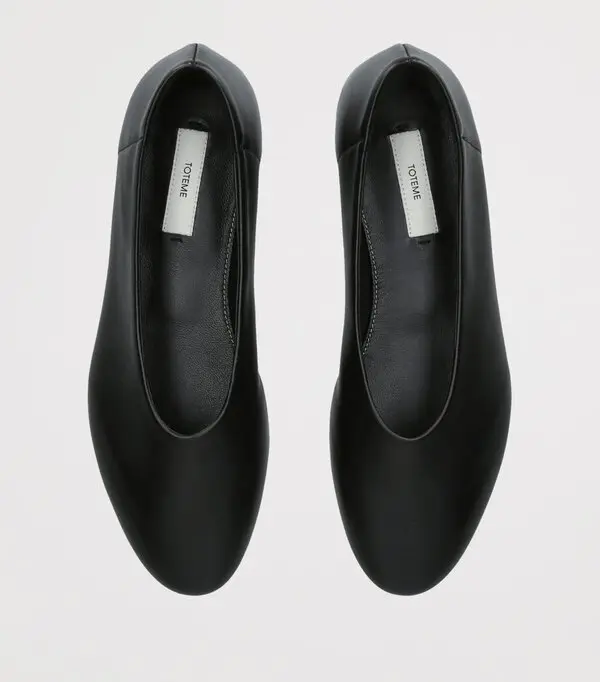 TOTEME Leather Slip Ballet Flats