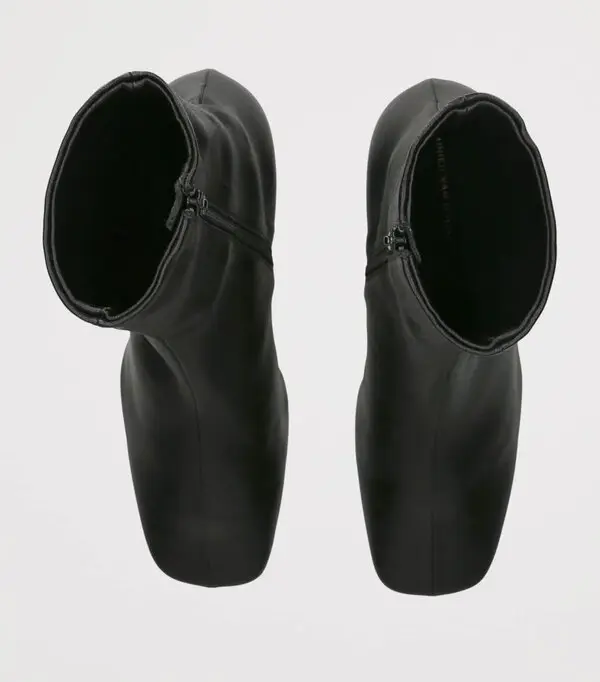 Dries Van Noten Leather Ankle Boots 60