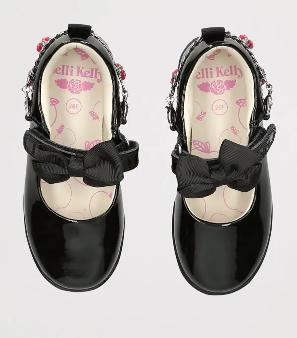 LELLI KELLY Patent Leather Mary Jane Shoes With Ladybird Embellishment