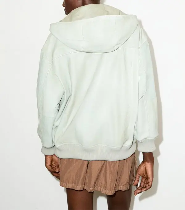 Max & Co. Leather Bomber Jacket