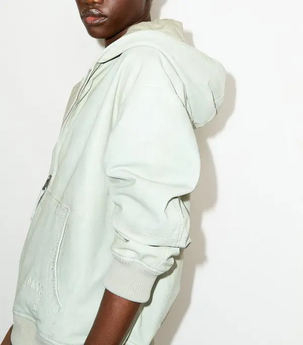 Max & Co. Leather Bomber Jacket