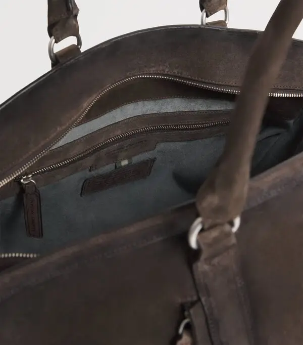 Officine Creative Suede Quentin Duffle Bag
