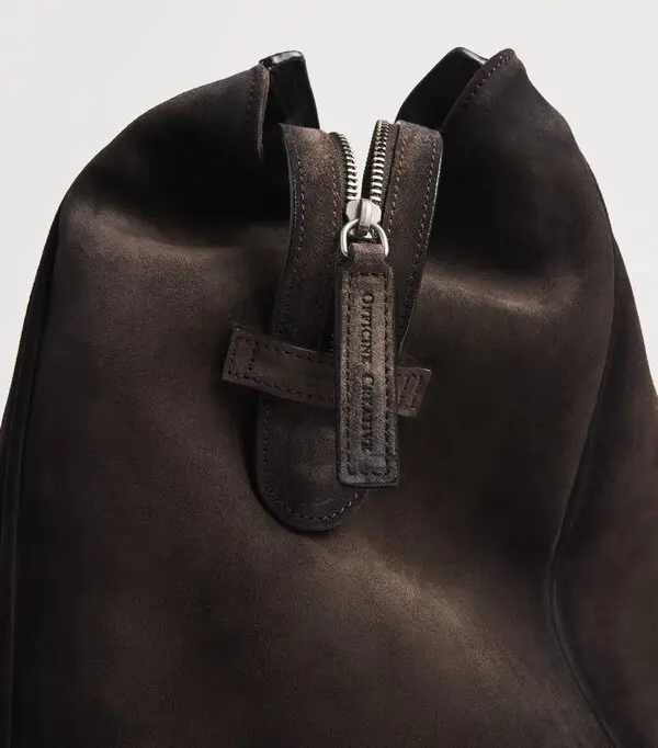 Officine Creative Suede Quentin Duffle Bag