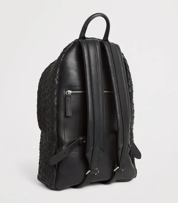Officine Creative Leather Woven Armor Backpack