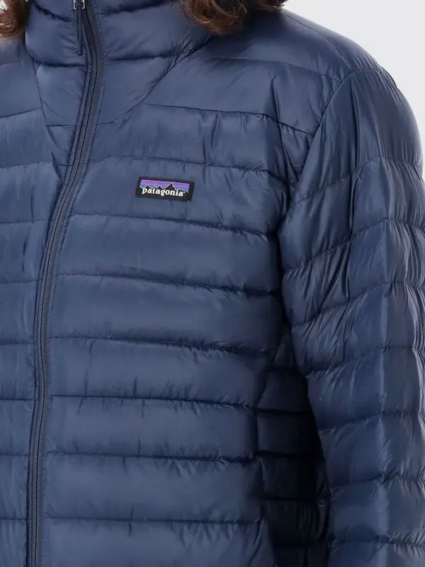 Patagonia Quilted Water-repellent Recycled Nylon Down Jacket With High Neck
