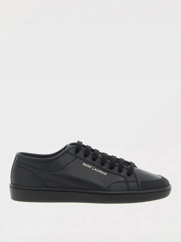 Saint Laurent Lace-up Sneakers - Black
