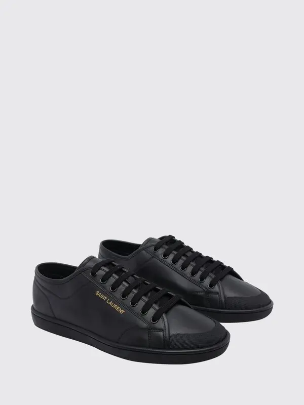 Saint Laurent Lace-up Sneakers - Black