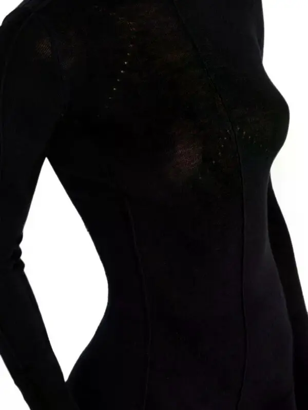 Elisabetta Franchi Knit Openwork Dress