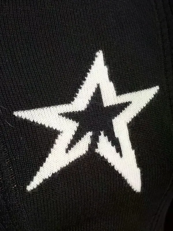 Perfect Moment Star-intarsia Cable-knit Sweater