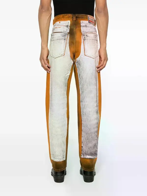 DIESEL® Trompe L'œil Straight-leg Jeans