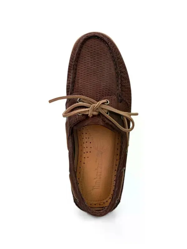 Timberland Woven Effect Lace-up Boat Shoes